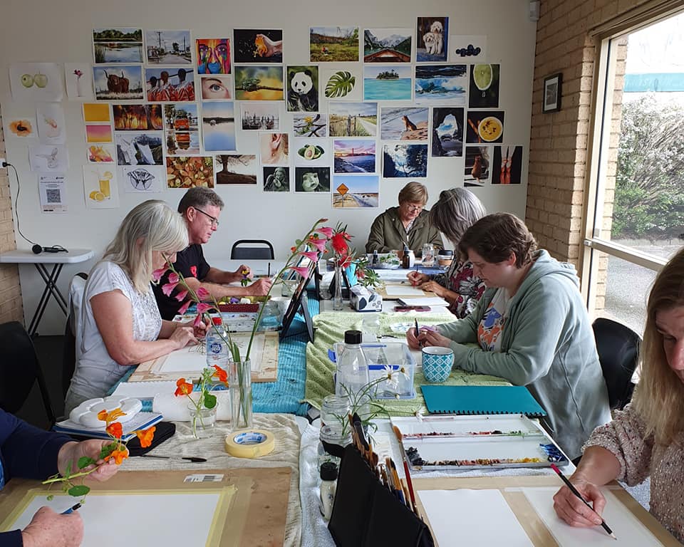 Watercolour Classes and Workshops - Renata Wright Art Perth WA