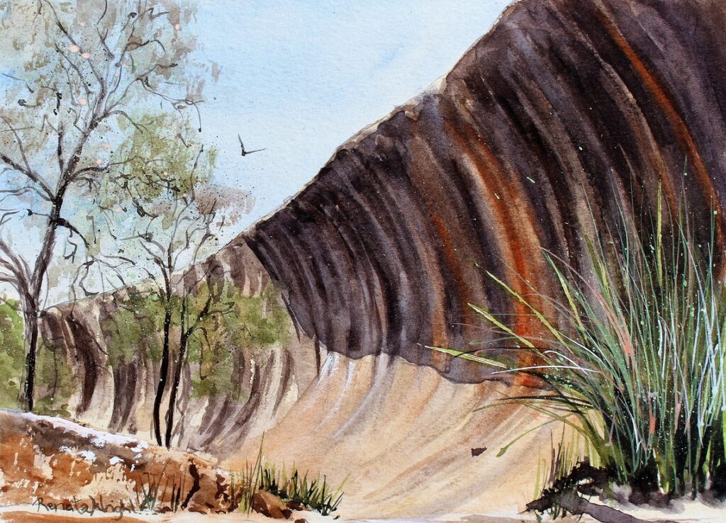 Wave Rock - Renata Wright Art Perth WA