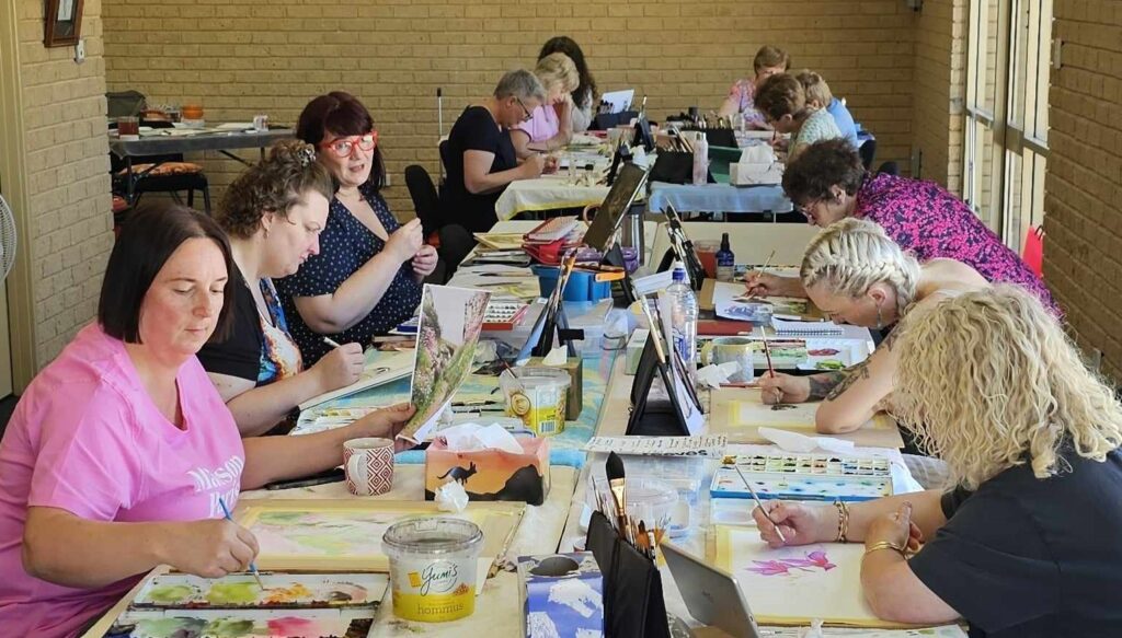 Watercolour Classes and Workshops - Renata Wright Art Perth WA